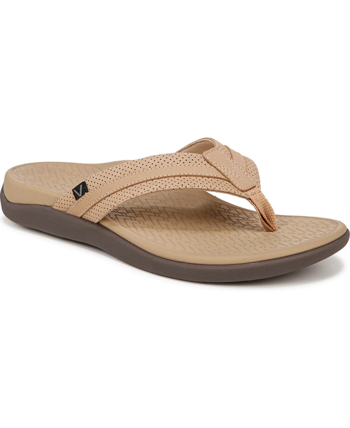 Click here for Vionic Mens Tide Ii Thong Sandals - Sand beige prices
