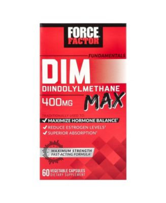 Force Factor Fundamentals DIM Max 400 mg - 60 Vegetable Capsules (200 ...