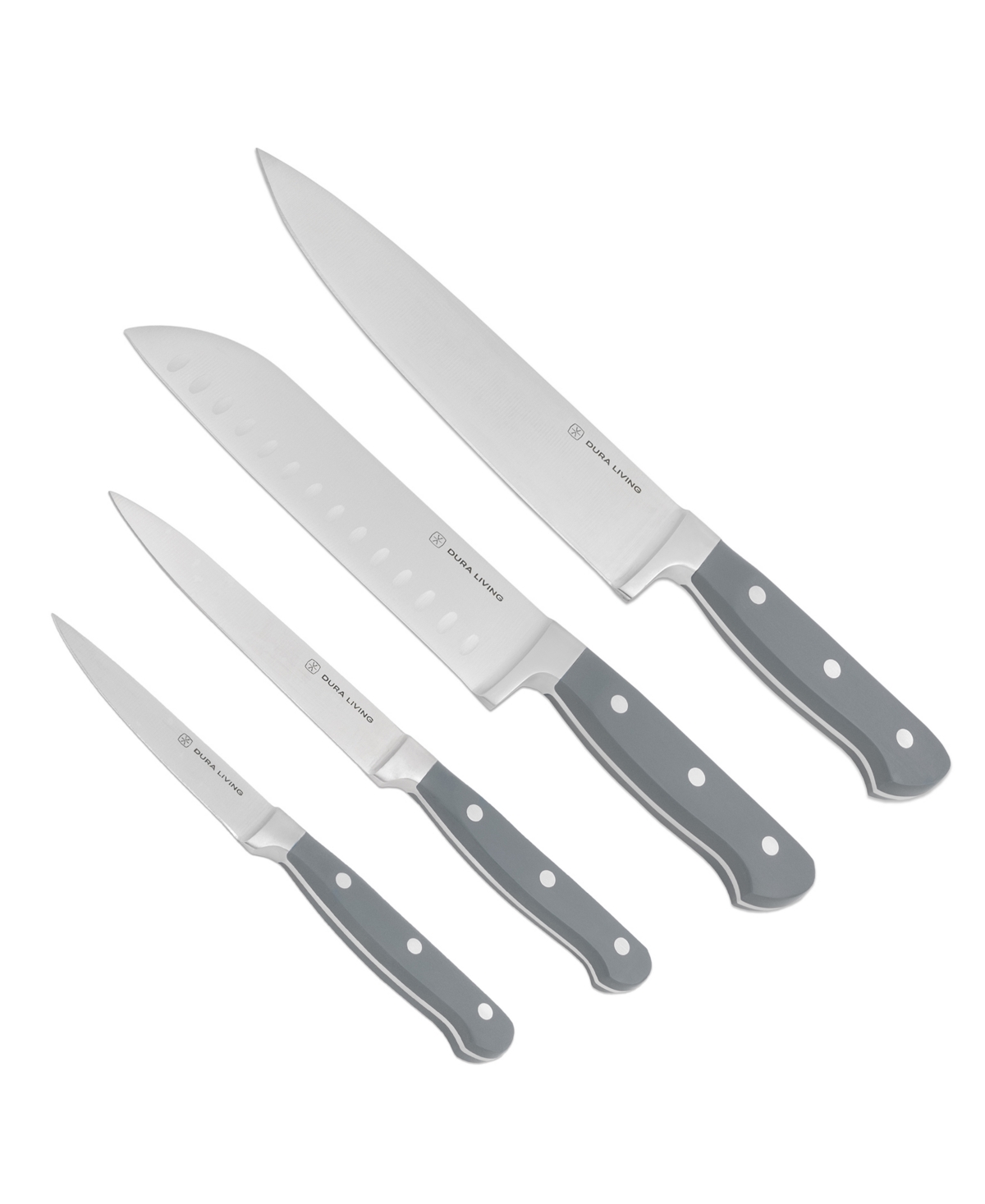Click here for Dura Living 4-Piece Starter Knife Set - Gray prices