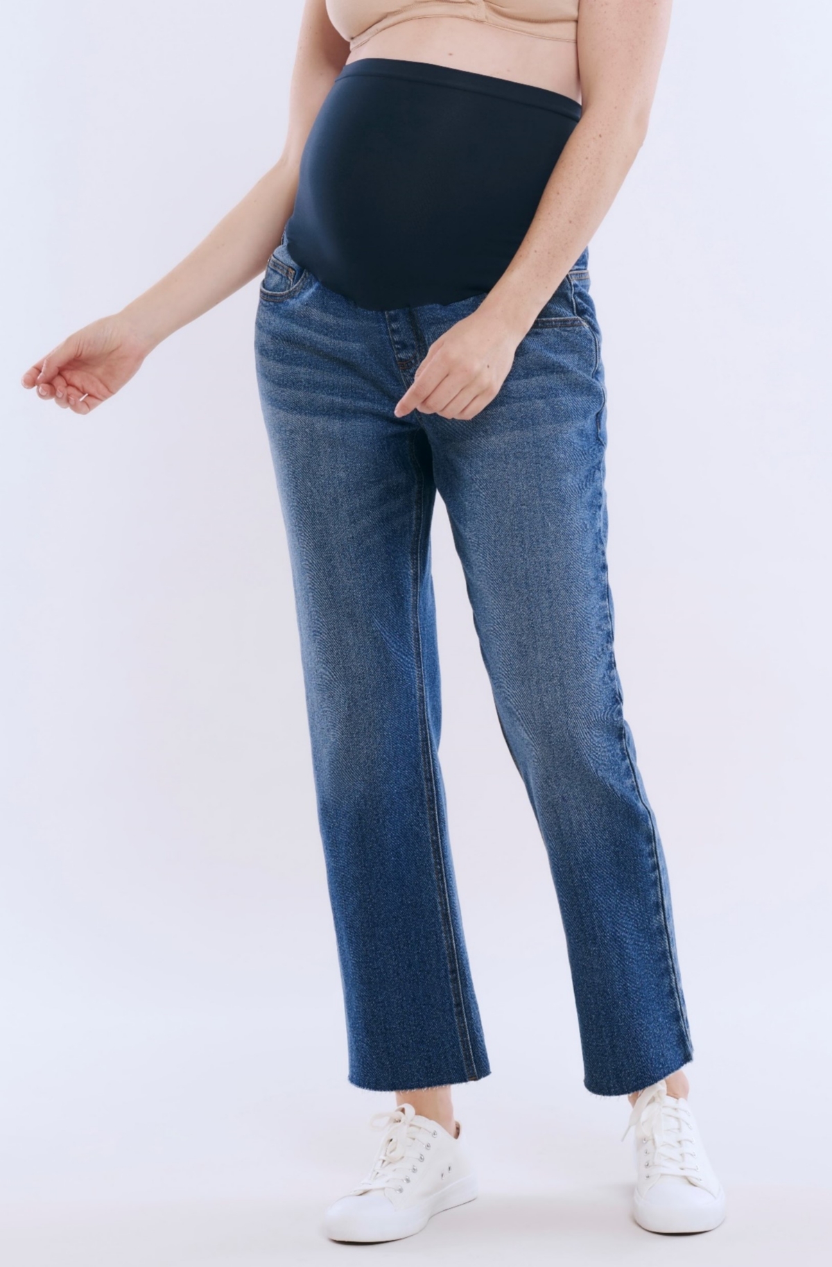 Click here for Womens Secret Fit Over the Belly Slim Straight Leg... prices