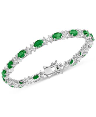 Macy's emerald bracelet store