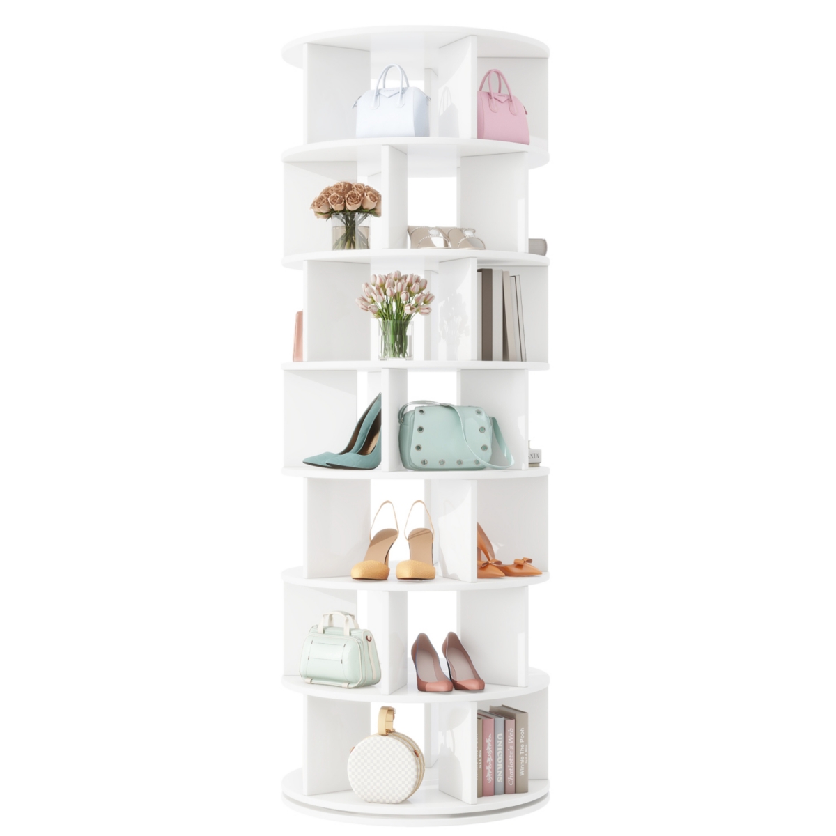 Click here for Streamdale Furniture 7-Tier Rotating Shoe Tower 36... prices