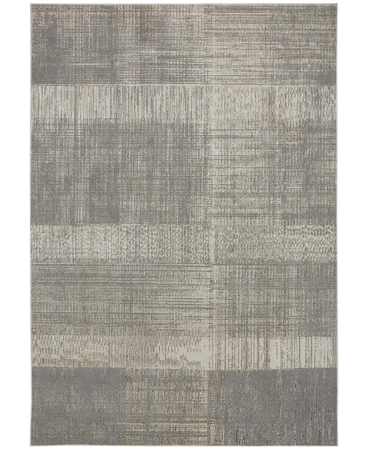 Click here for Feizy Aura 3736F 67x96 Area Rug - Gray/Ivory prices