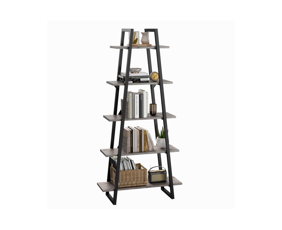 Click here for Garmin Bookshelf 5 Tier Industrial Wood  Tall Open... prices