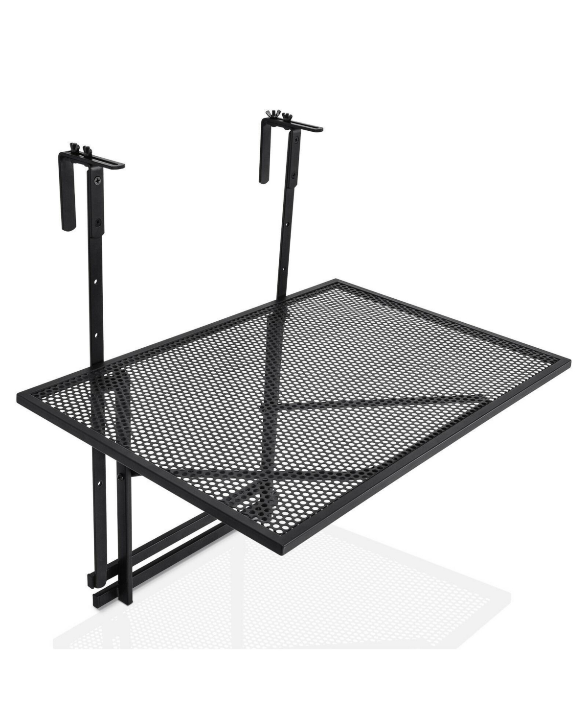 Click here for Sugift Railing Folding Table with 5-Level Adjustab... prices
