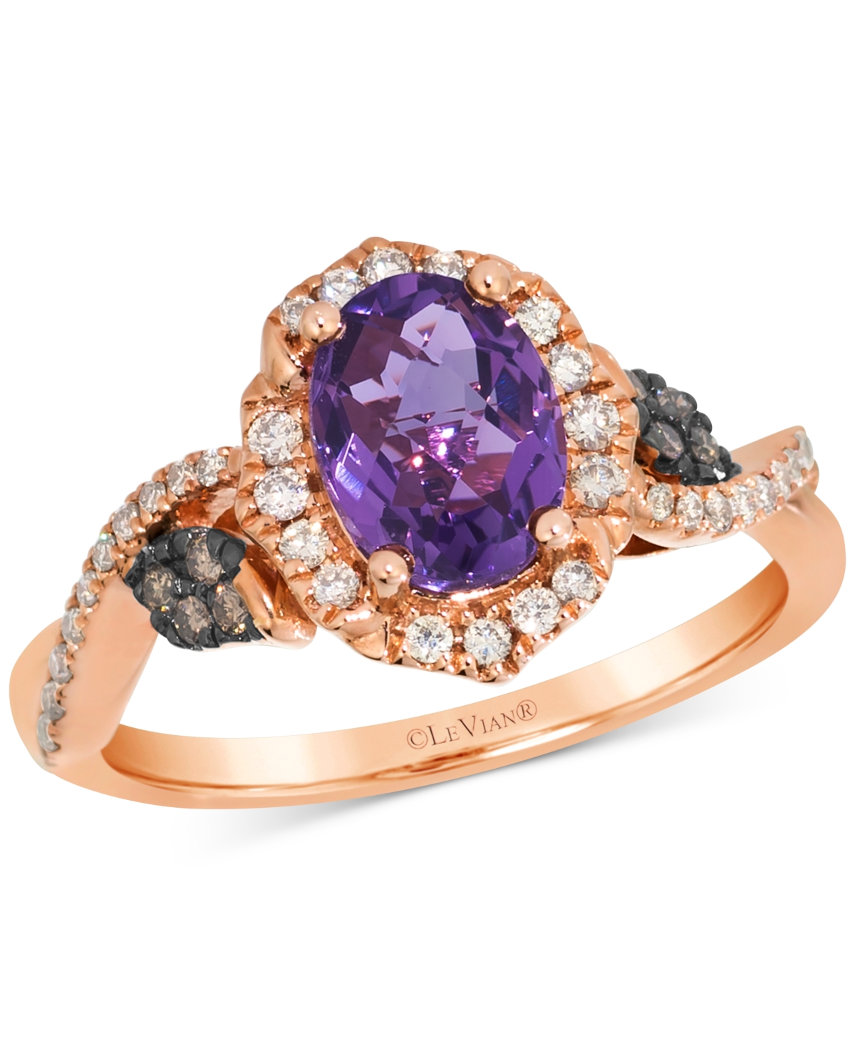 Click here for Le Vian Amethyst (1-1/6 ct. t.w.) & Diamond (1/4 c... prices