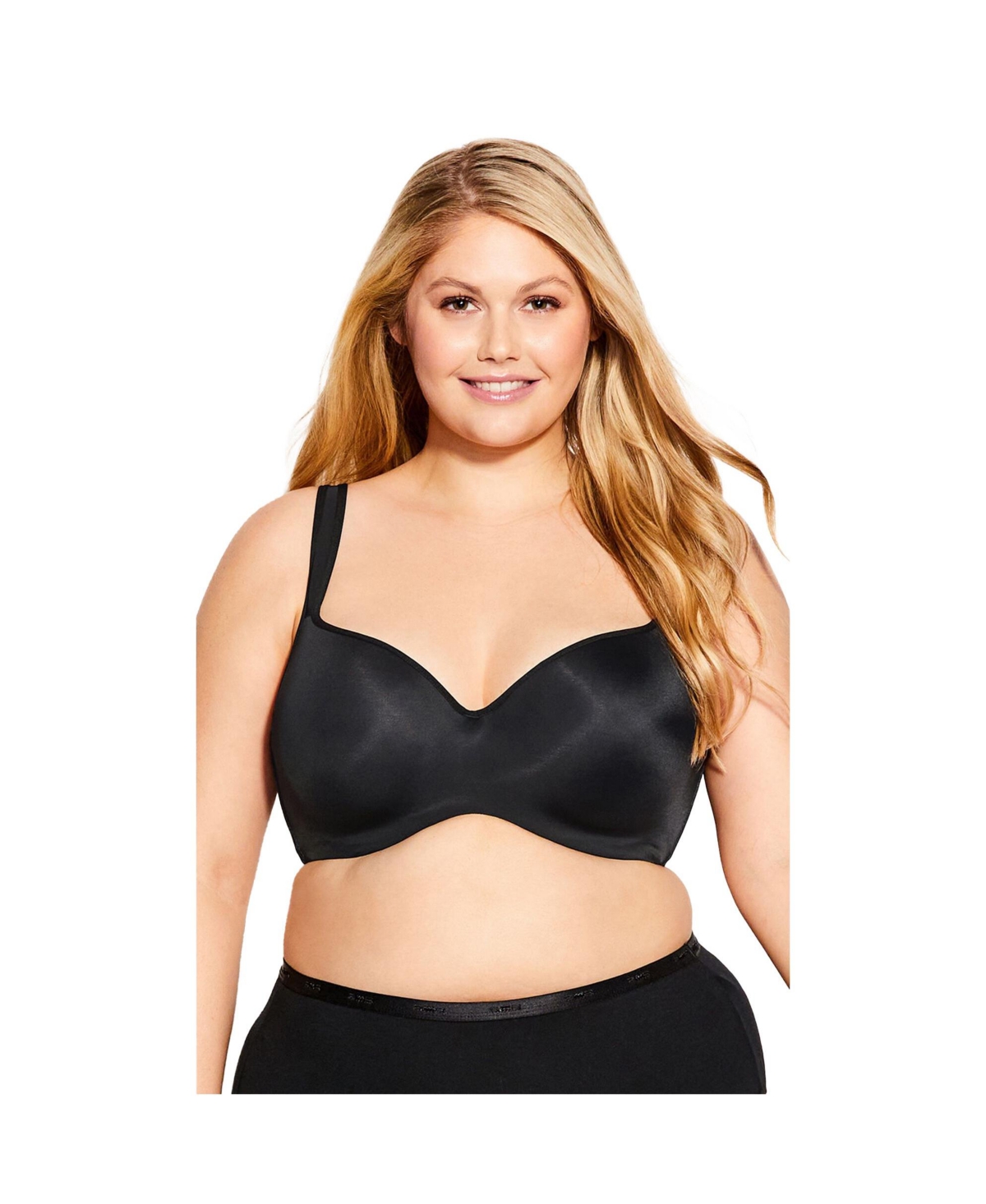 Click here for Avenue Womens Basic Balconette Bra - Black prices