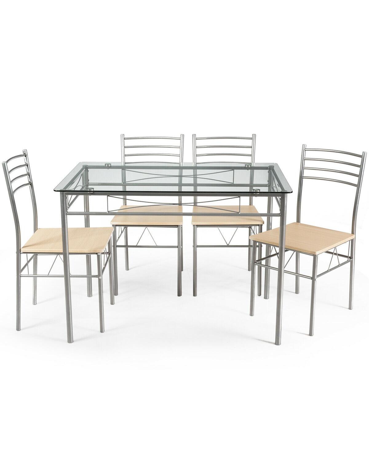 Click here for 5 Pieces Dining Set - White prices