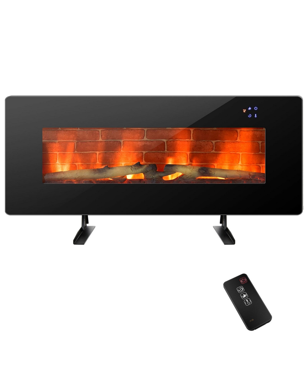 Click here for Gymax 42 Electric Fireplace Wall Mounted & Freesta... prices