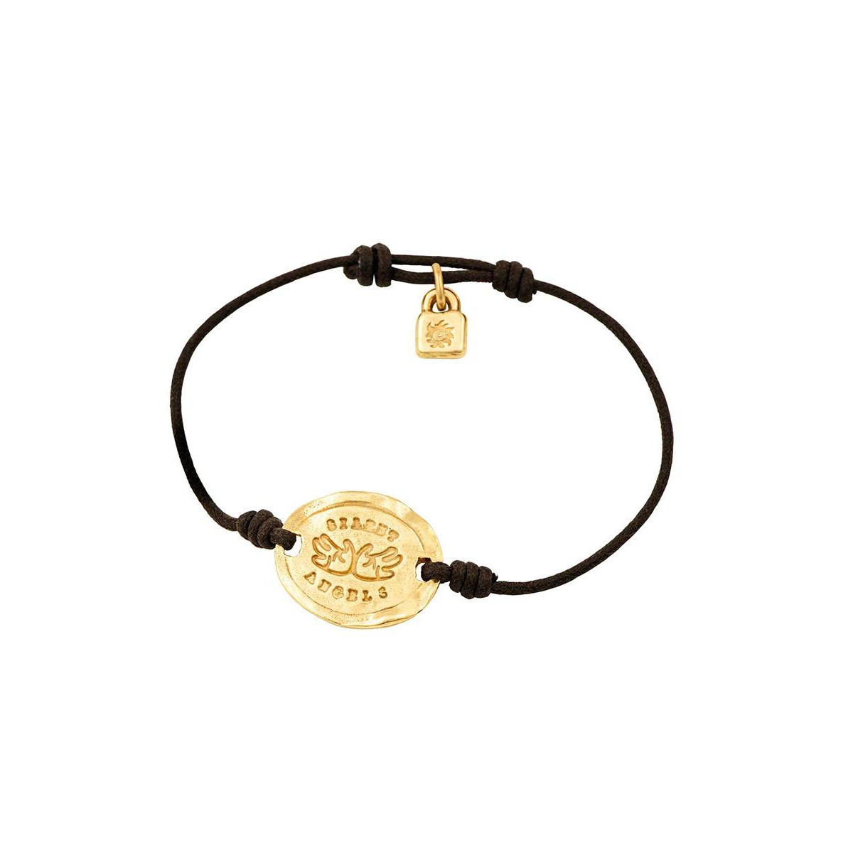 Click here for UNOde50 18K and Sterling Silver Cotton Thread Brac... prices