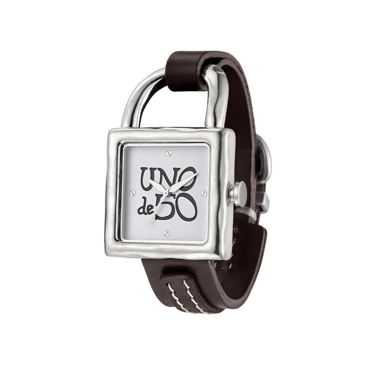 Click here for UNOde50 Unisex Quartz Sterling Silver Square Case... prices