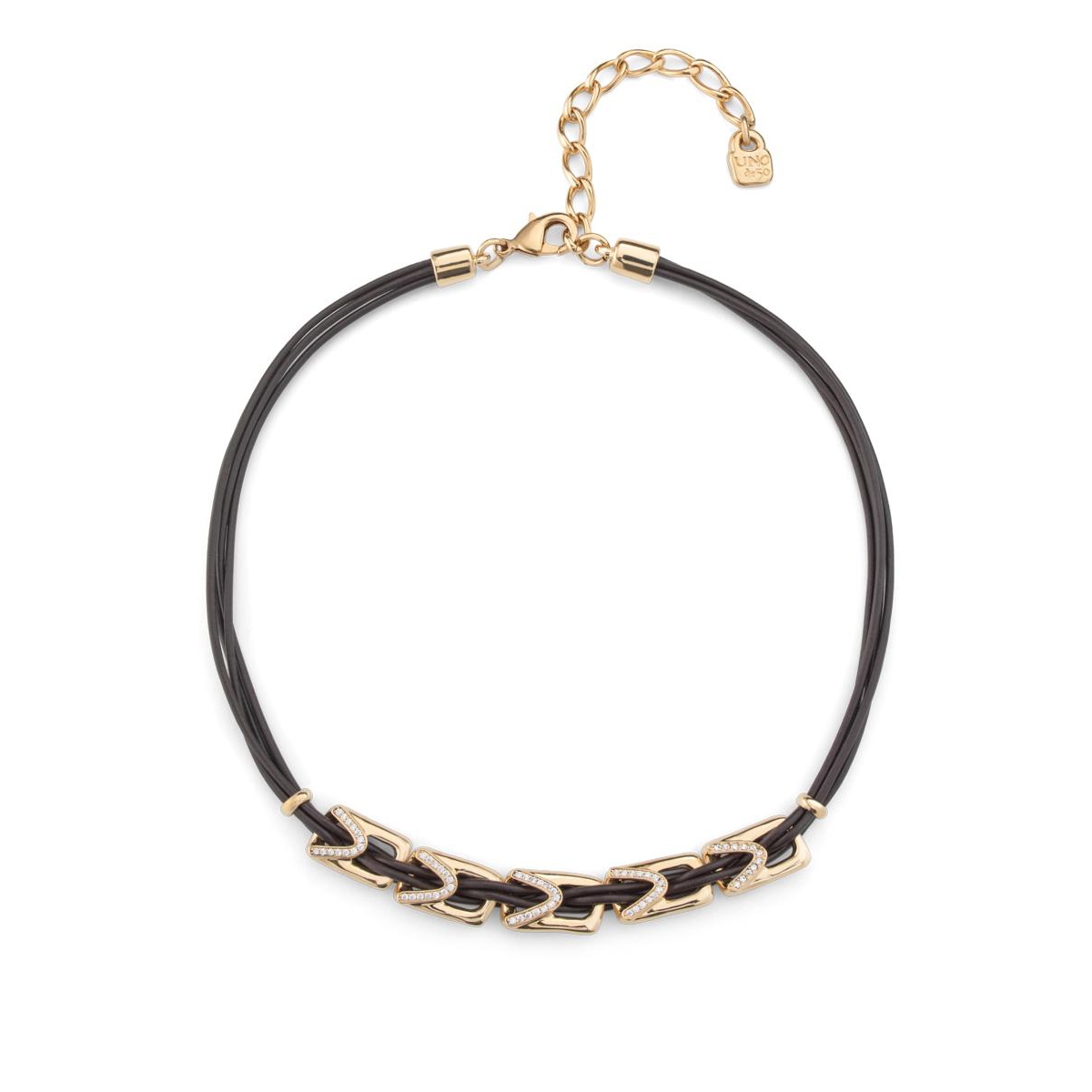Click here for UNOde50 18k Gold Plated Metal Alloy Necklace with... prices