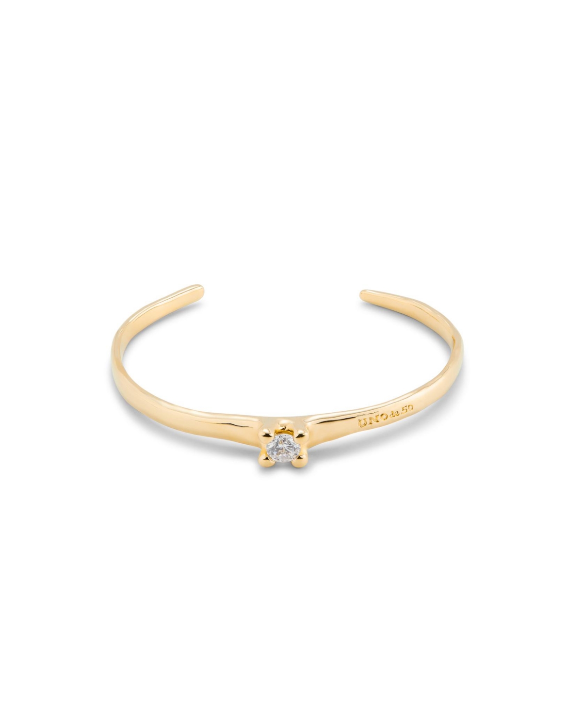 Click here for UNOde50 18k Gold-Plated White Cubic Zirconia Metal... prices
