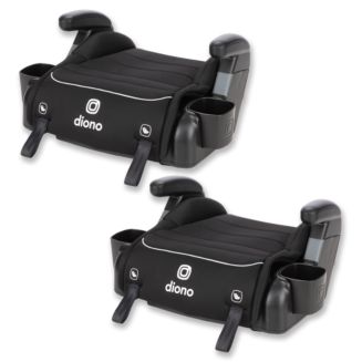 Diono Toddler Connect3 RXT Backless Booster, Slim Fit 3-Across, Black ...