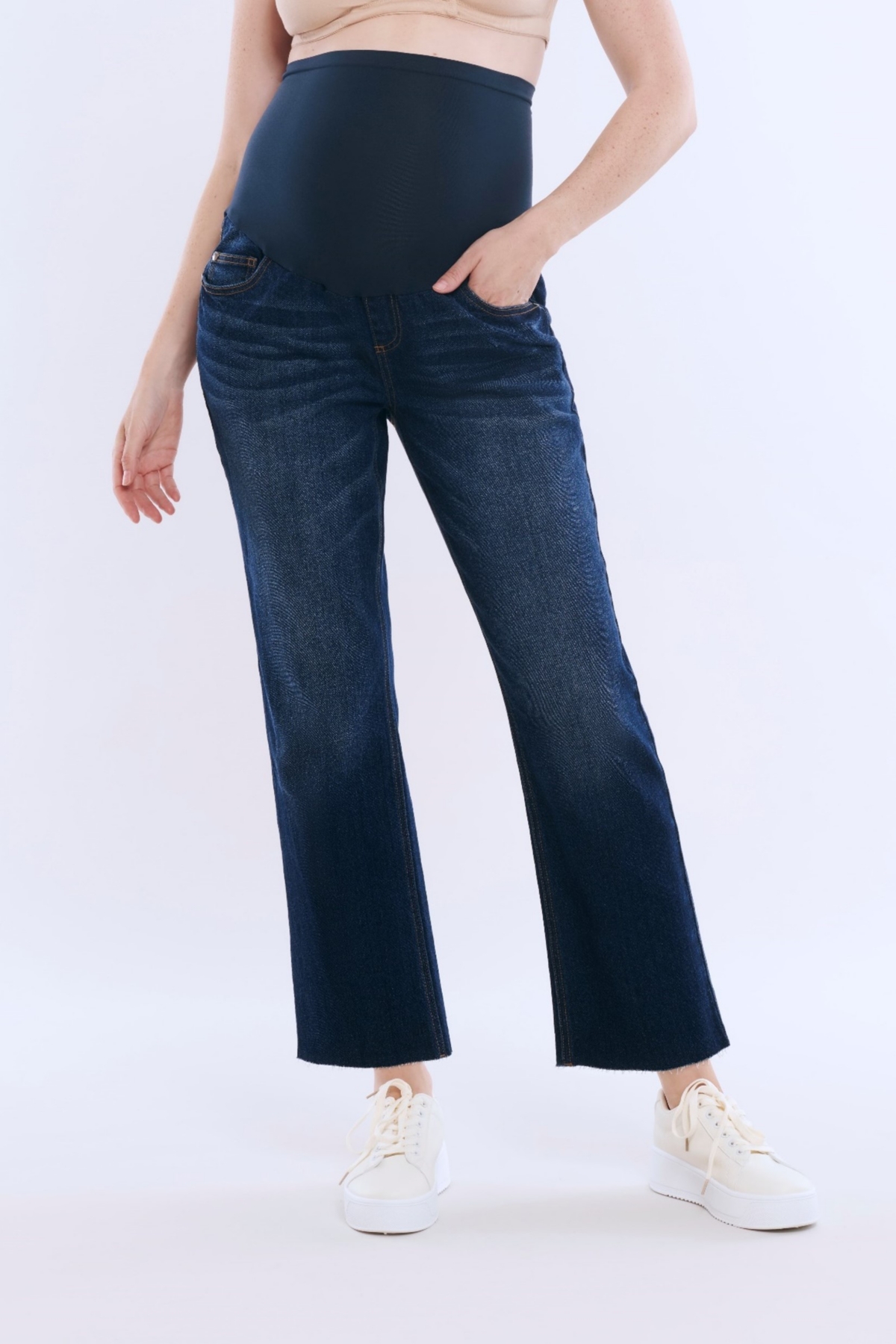 Click here for Womens Secret Fit Over the Belly Slim Straight Leg... prices