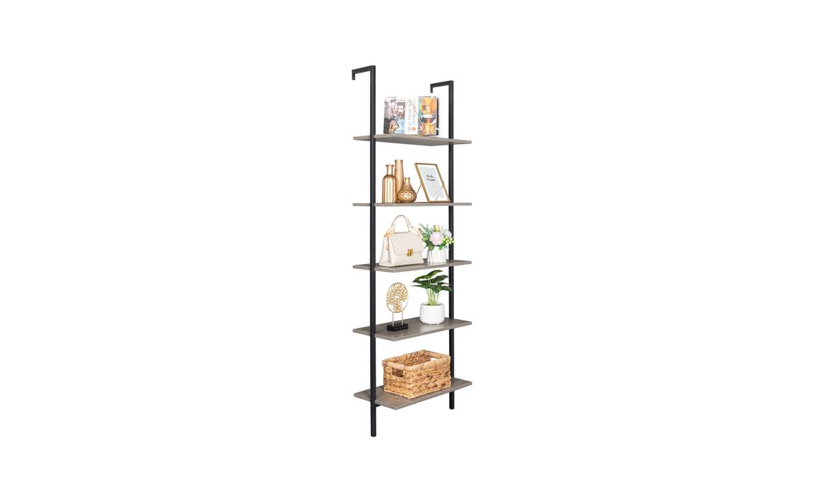 Click here for Slickblue Industrial 5-Tier Modern Ladder Shelf fo... prices