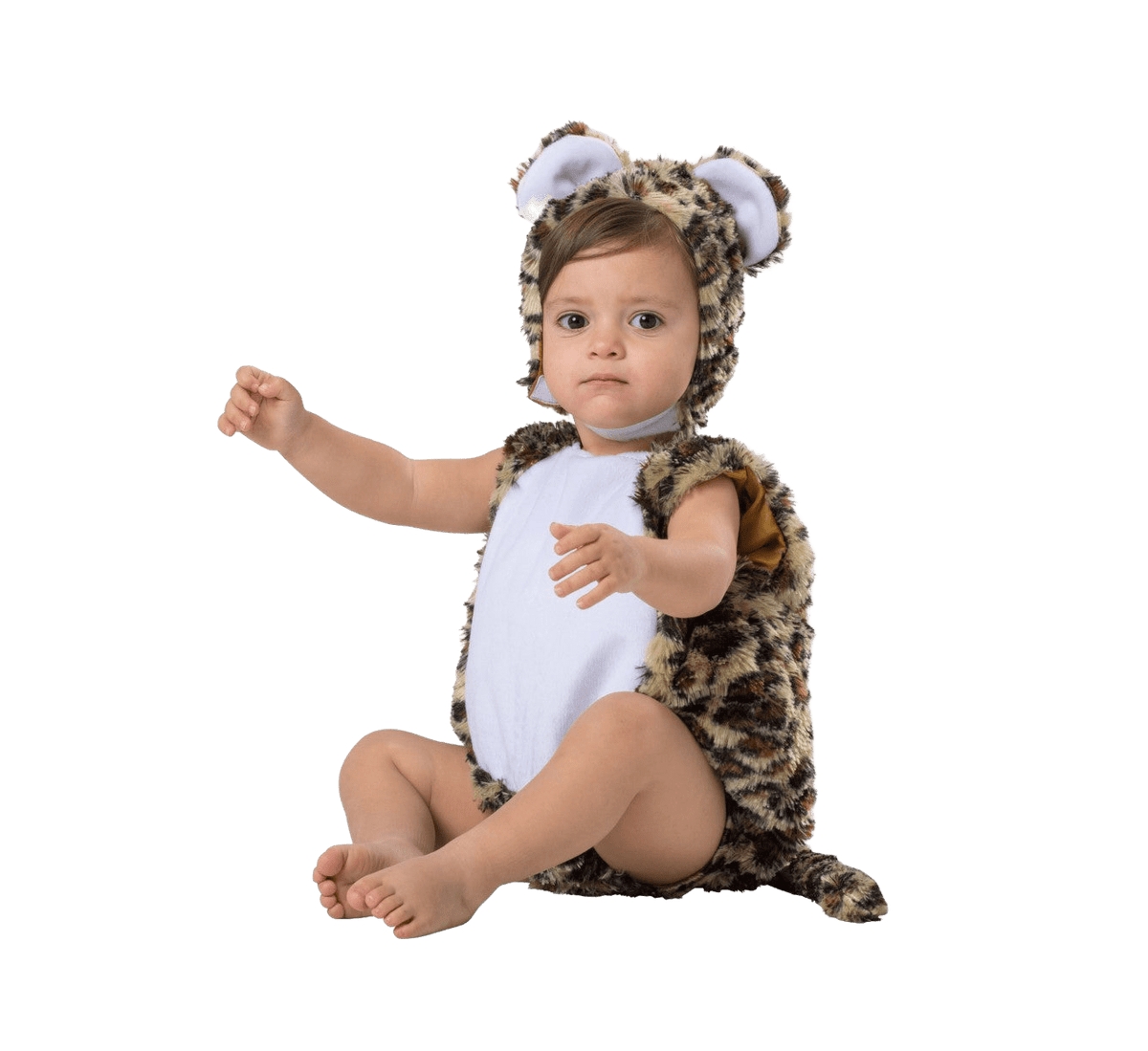 Click here for Dress Up America Kids Leopard Romper & Hood Costum... prices