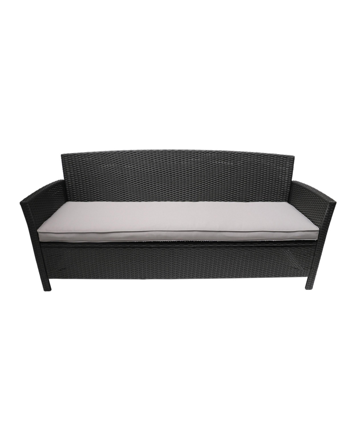 Click here for Slickblue Stylish 3-Seater Outdoor Sofa Wicker wit... prices