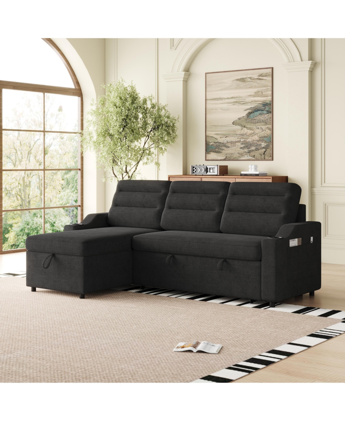 Click here for Streamdale Furniture Modern Convertible Sofa Bed w... prices