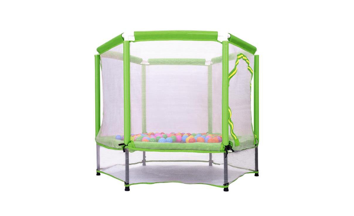 Click here for Slickblue 55 Toddlers Trampoline with Safety Enclo... prices