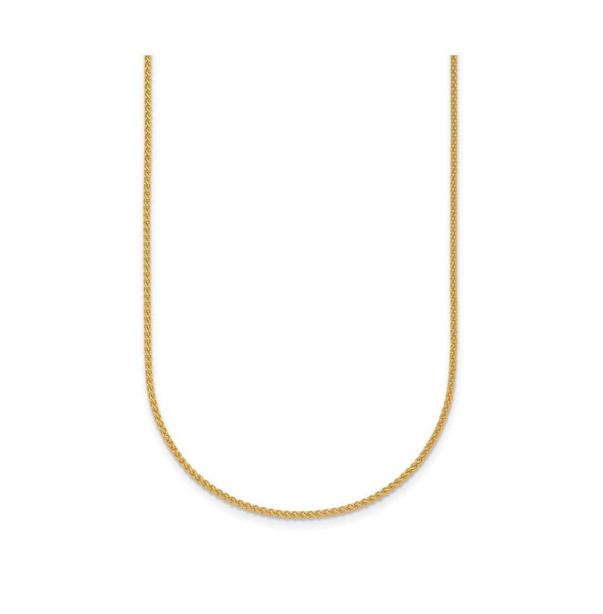 Click here for Diamond2Deal 18k Gold Polished 1.3mm Solid Wheat C... prices