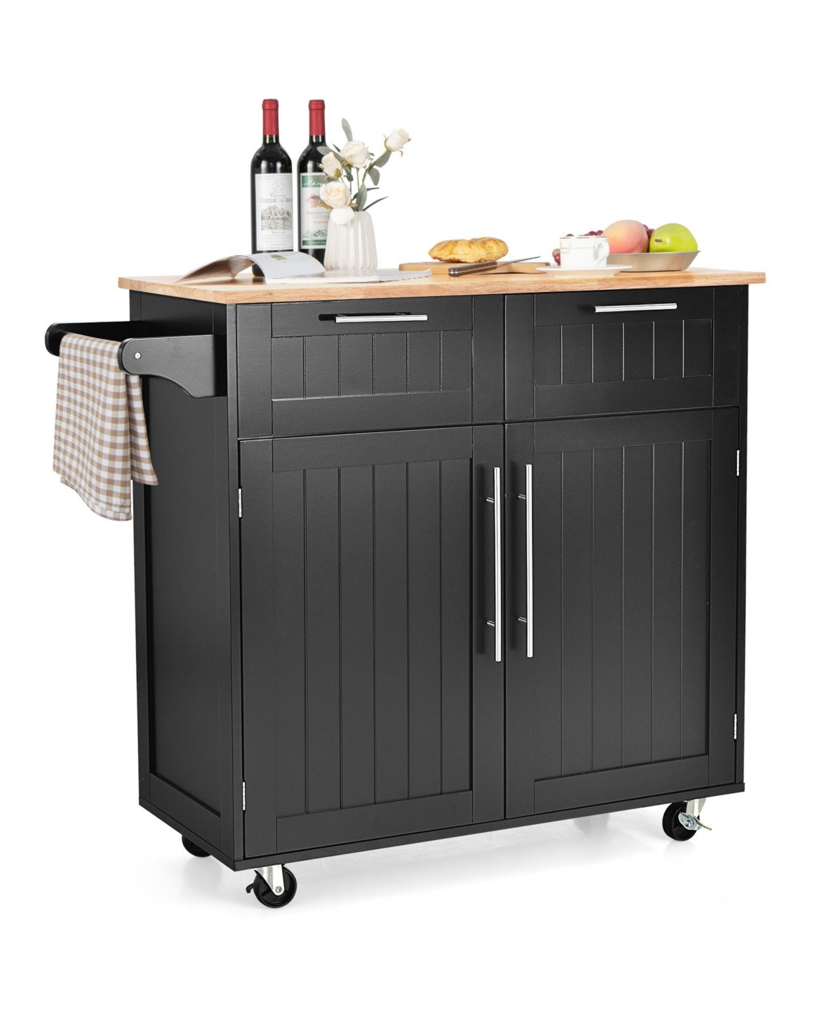 Click here for Sugift Heavy Duty Rolling Kitchen Cart with Tower... prices