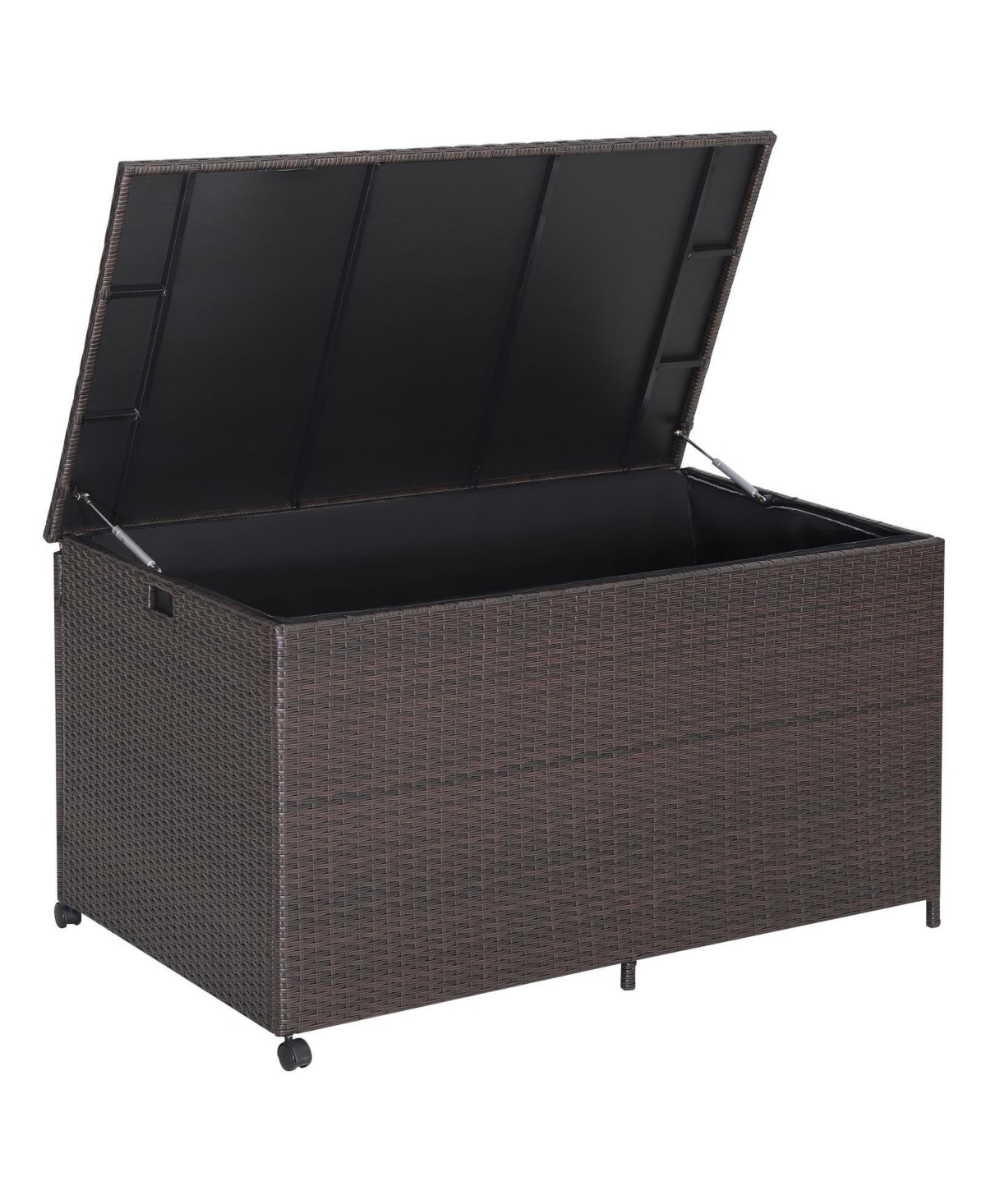 Click here for Sugift Outdoor Wicker Storage Box with Zippered Li... prices