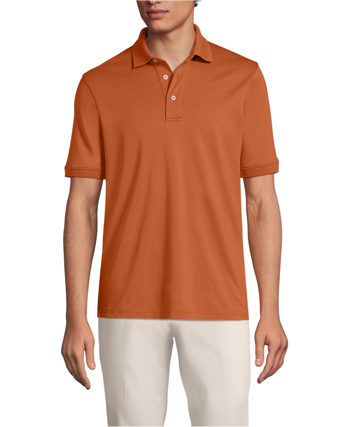 Click here for Lands End Mens Short Sleeve Cotton Supima Polo Shi... prices