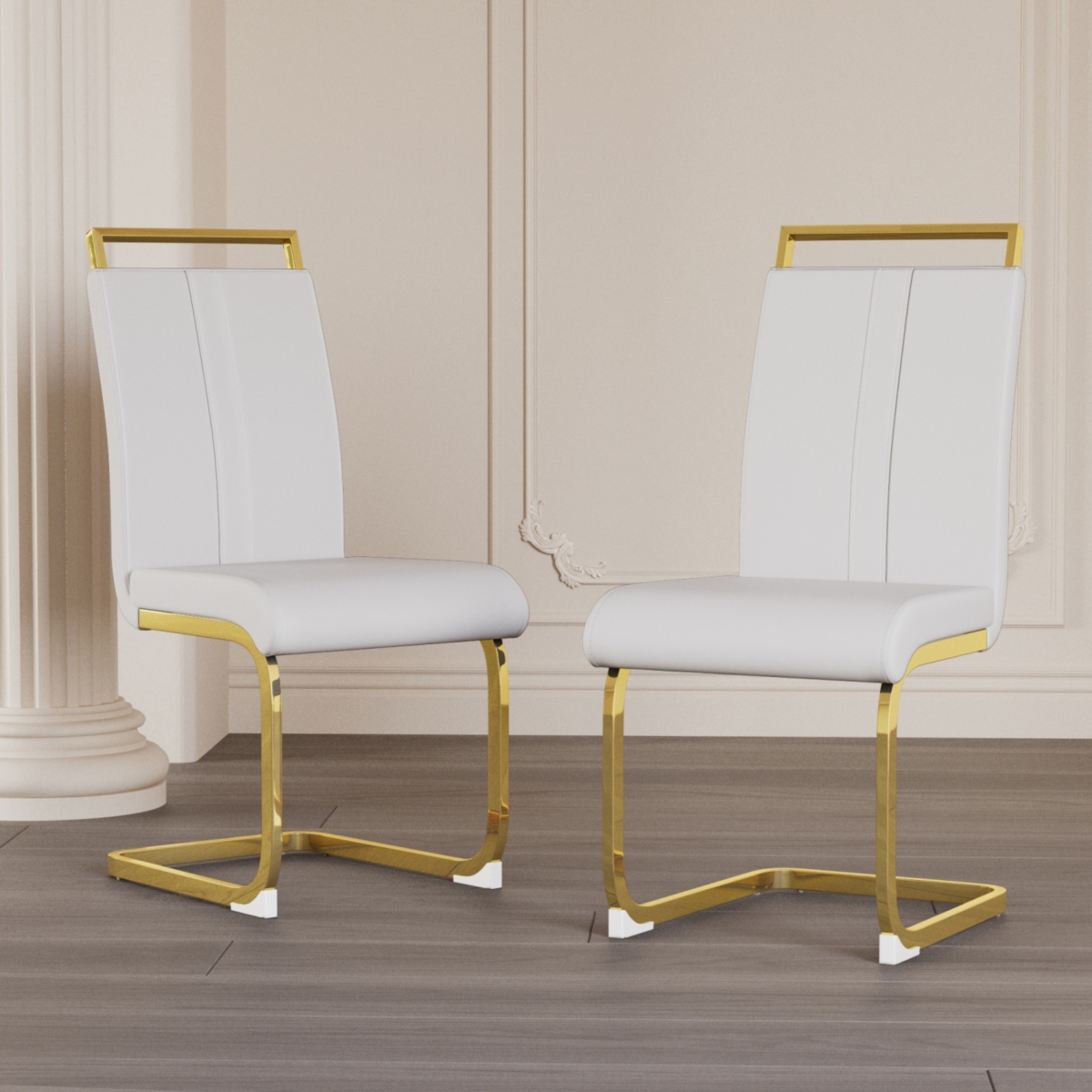 Click here for Streamdale Modern Pu Leather Upholstered Dining Ch... prices