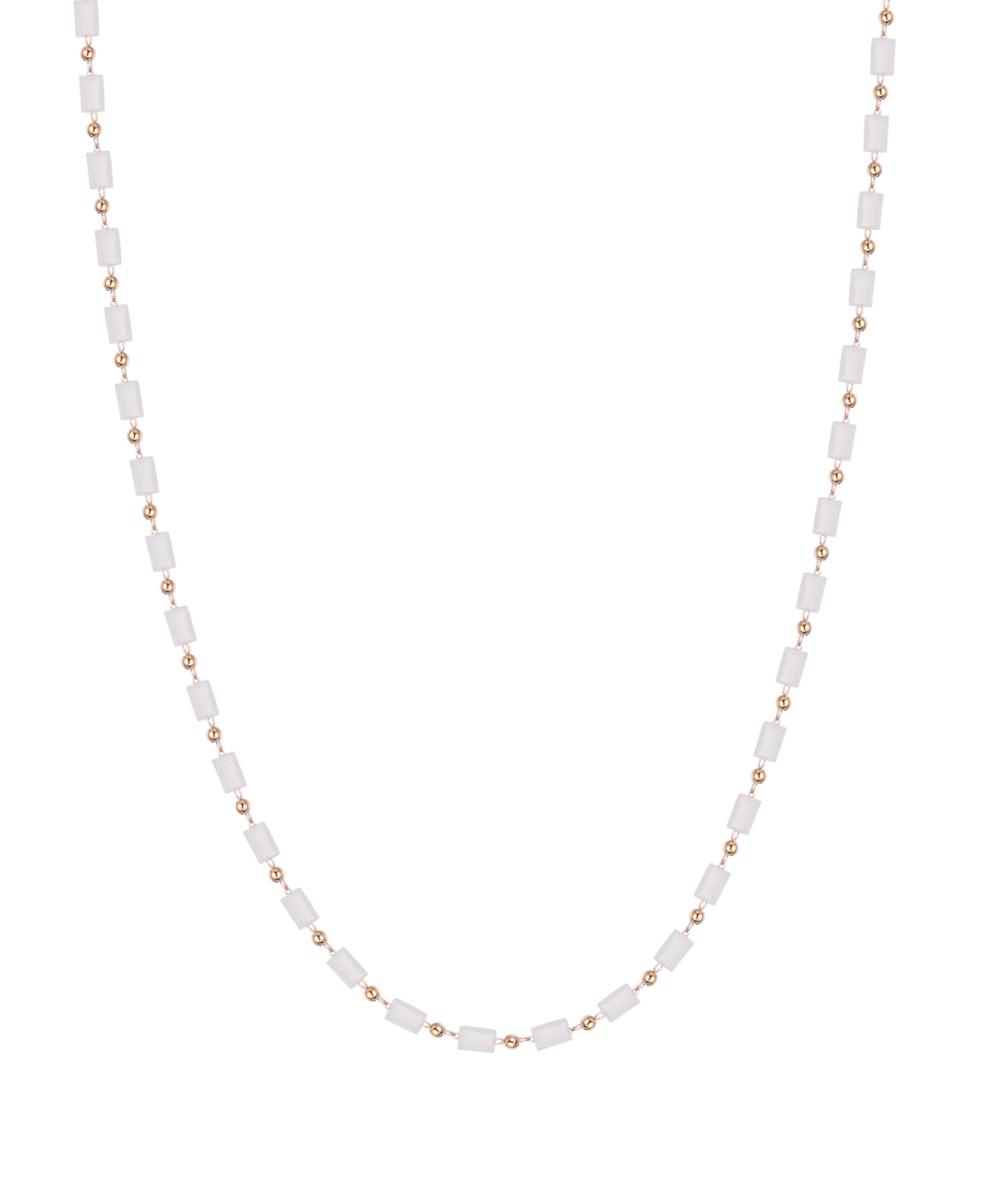 Click here for Macys Gold-Plated Crystal Long Necklace - Gold prices