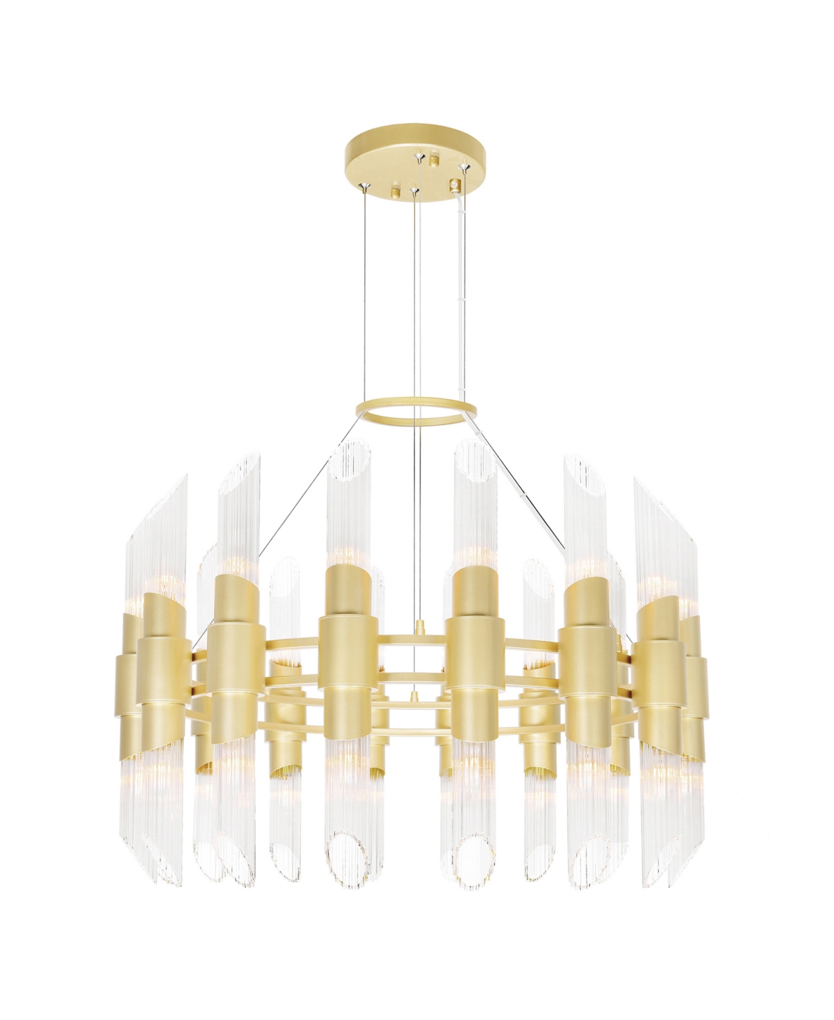 Click here for Cwi Lighting 22 Metal Croissant 32 Light Chandelie... prices