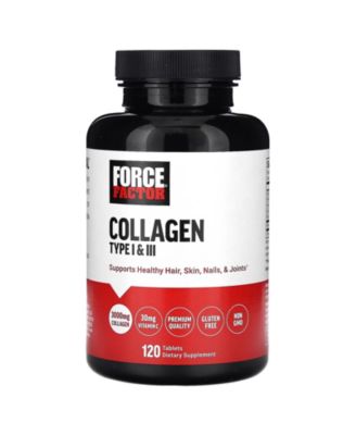 Force Factor Collagen Type I & III 3 000 mg 120 Tablets (1 - 000 mg per Tablet) - Macy's