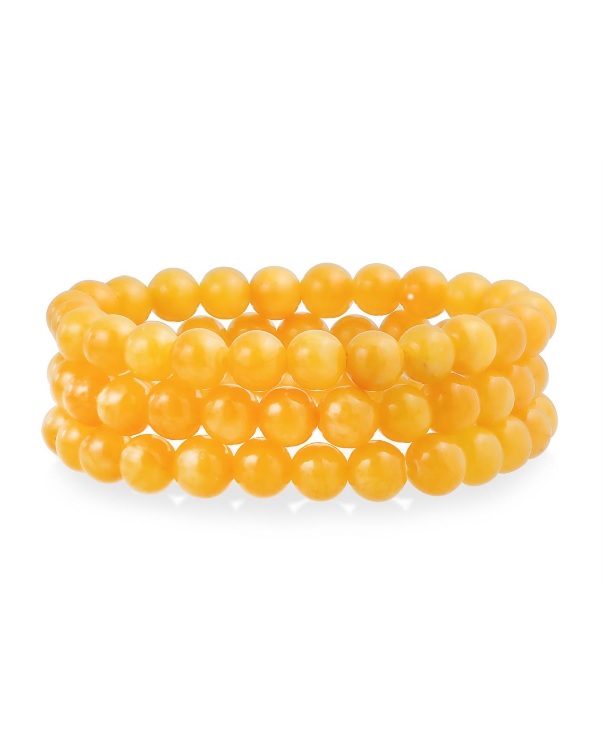 Click here for Bling Jewelry Stackable Set Of 3 Natural Stone Rou... prices