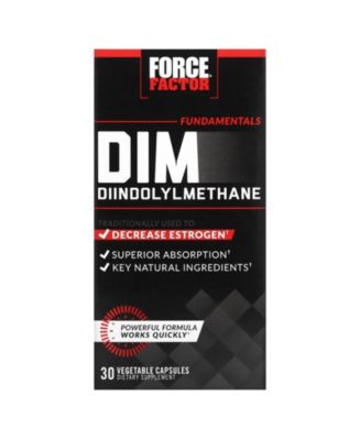 Force Factor Fundamentals DIM Diindolylmethane - 30 Vegetable Capsules ...