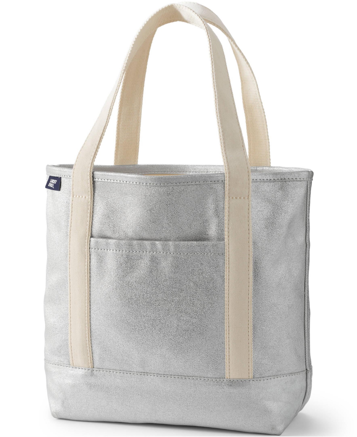 Click here for Lands End Medium Coated Metallic 5 Pocket Open Top... prices