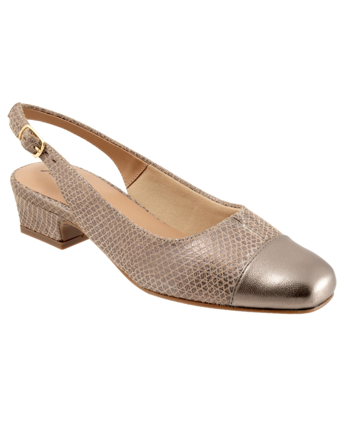 Click here for Trotters Dea Pump - Champagne snake prices