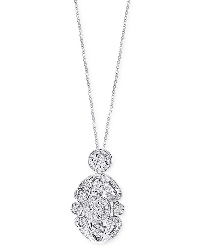 EFFY Collection Bouquet by EFFY® Diamond Pendant Necklace (1 ct. t.w ...