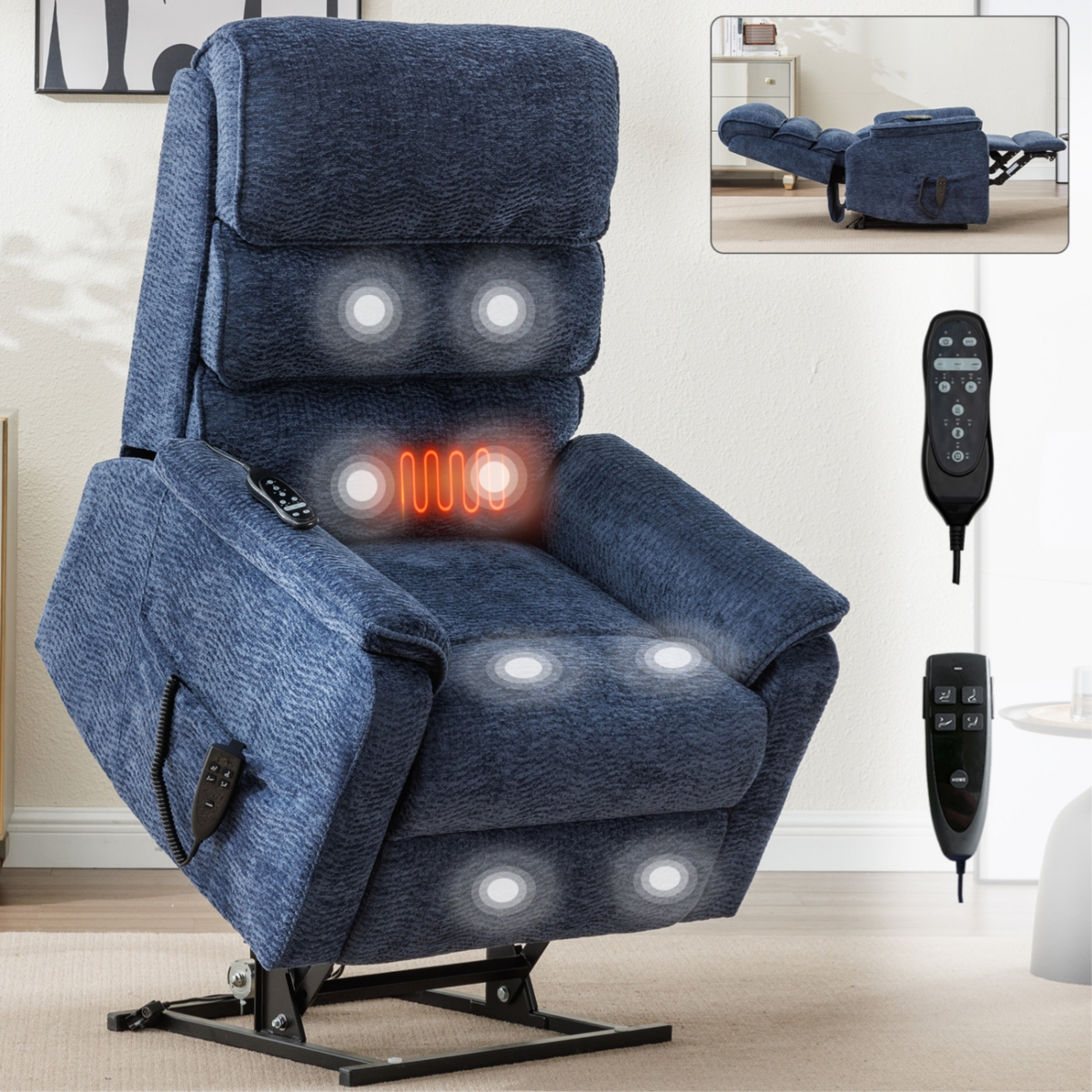 Click here for Streamdale Power Lift Recliner with Heat Massage... prices