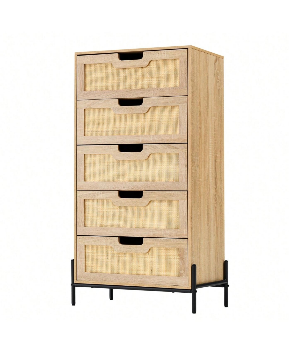 Click here for Modern Rattan 5 Drawers Dresser  Double Dresser Fo... prices