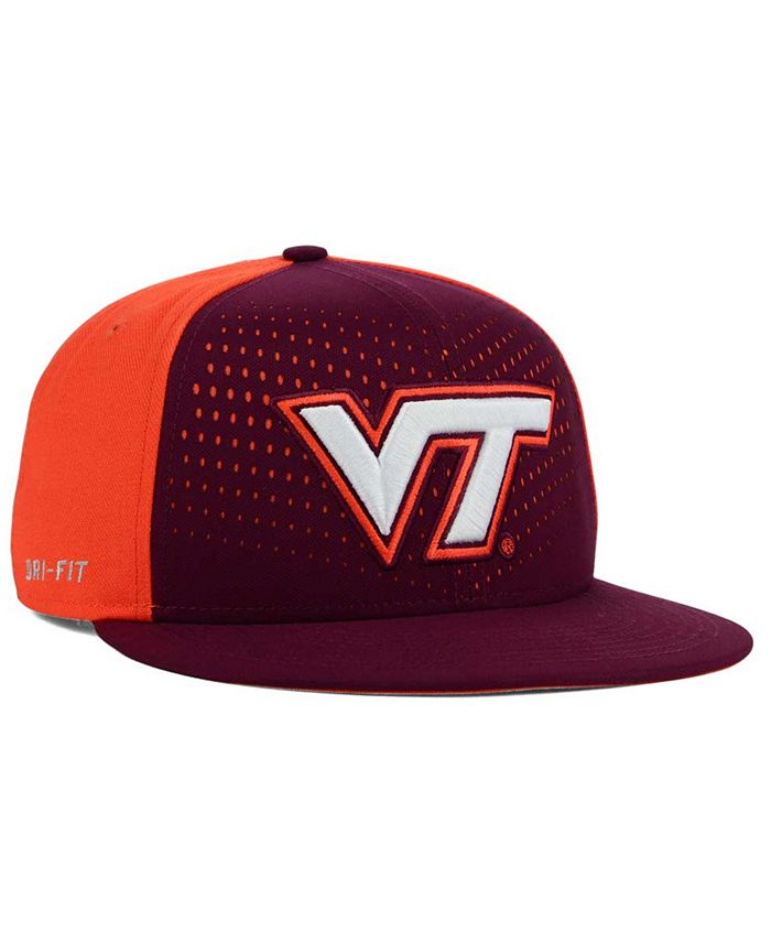 Nike Virginia Tech Hokies True Seasonal Snapback Cap - Macy's