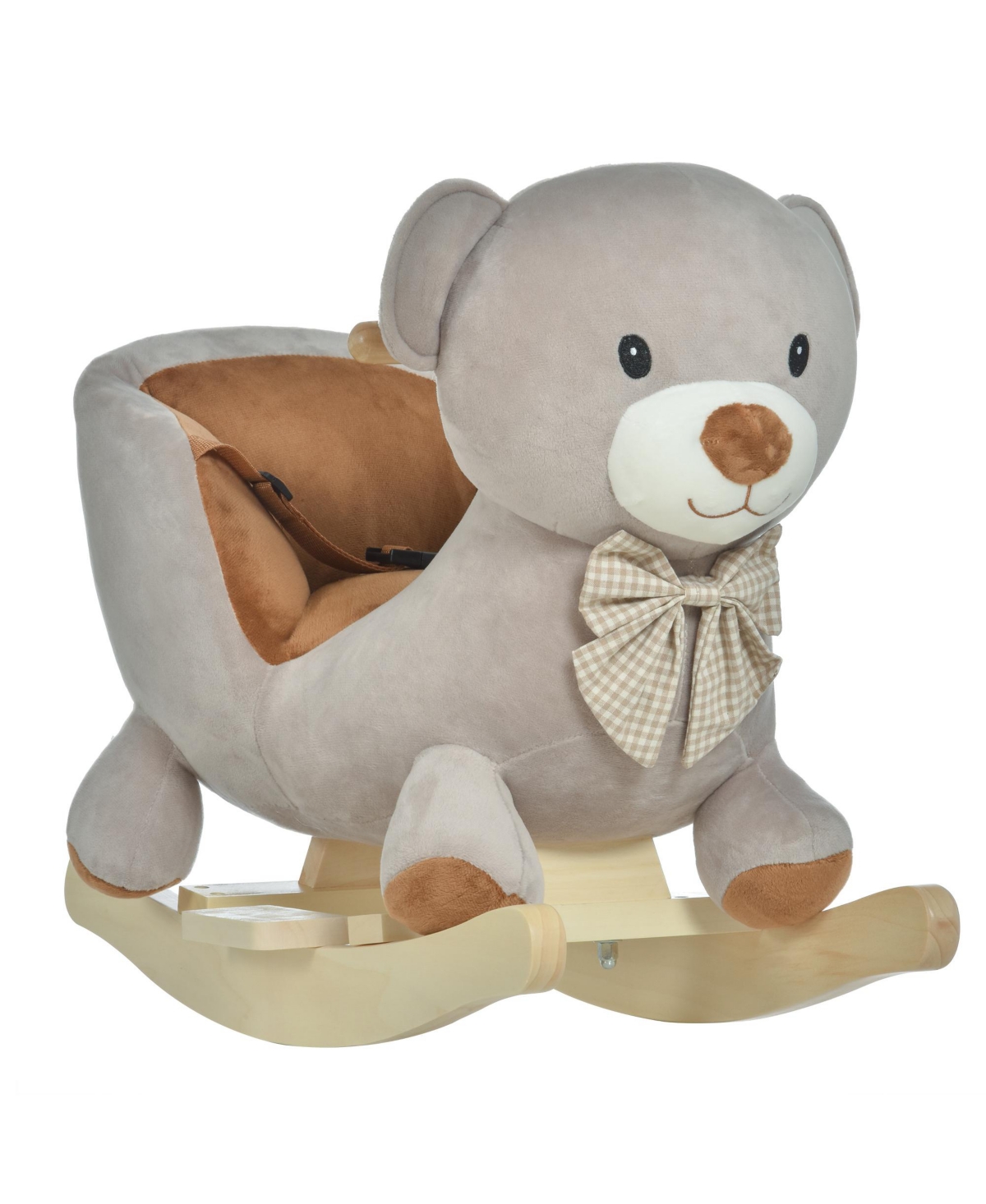 Click here for Qaba Baby Rocking Horse  Plush Animal Rocker w/ Re... prices