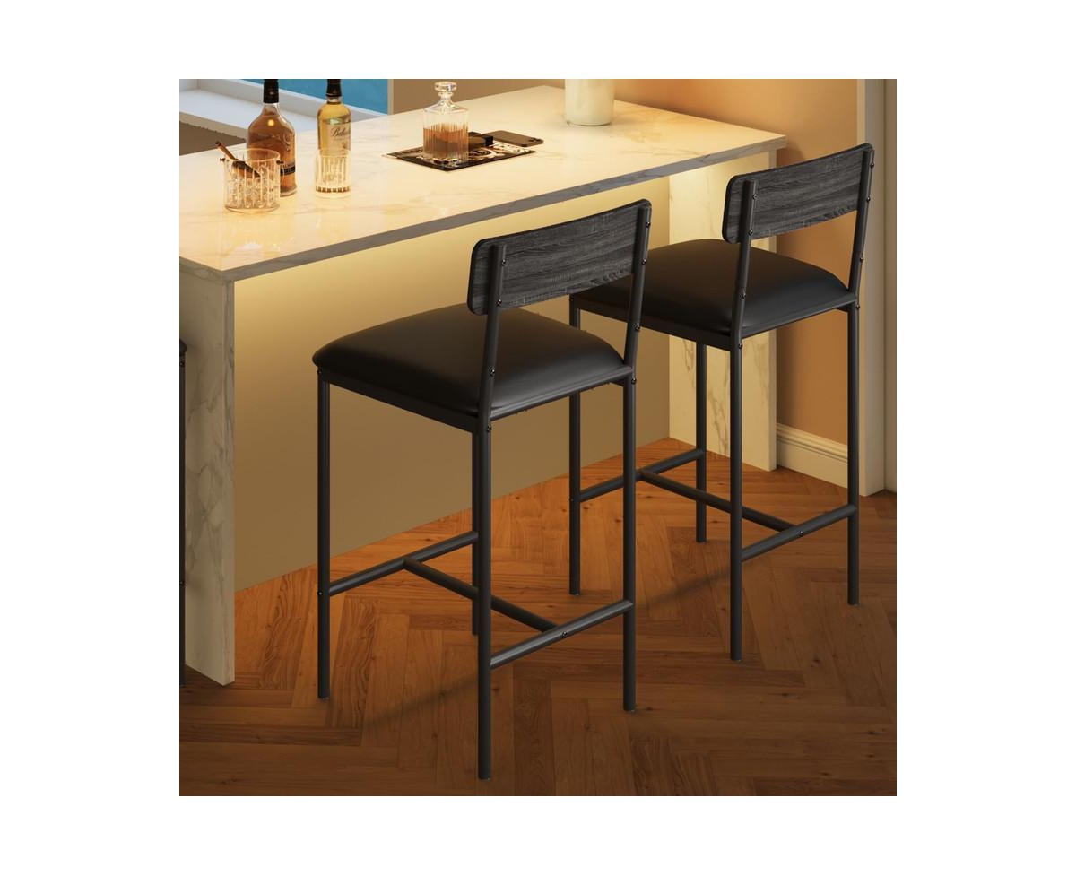 Click here for Bar Stools Set of 2  Kitchen Bar Stools with Footr... prices