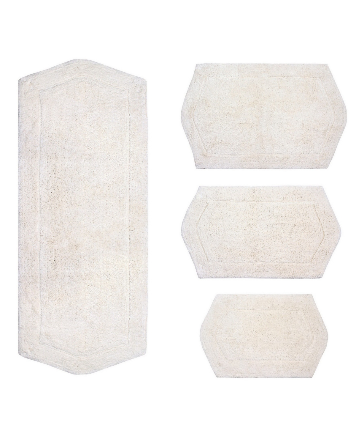 Click here for Home Weavers Waterford 4 Piece Bath Rug Set - Natu... prices