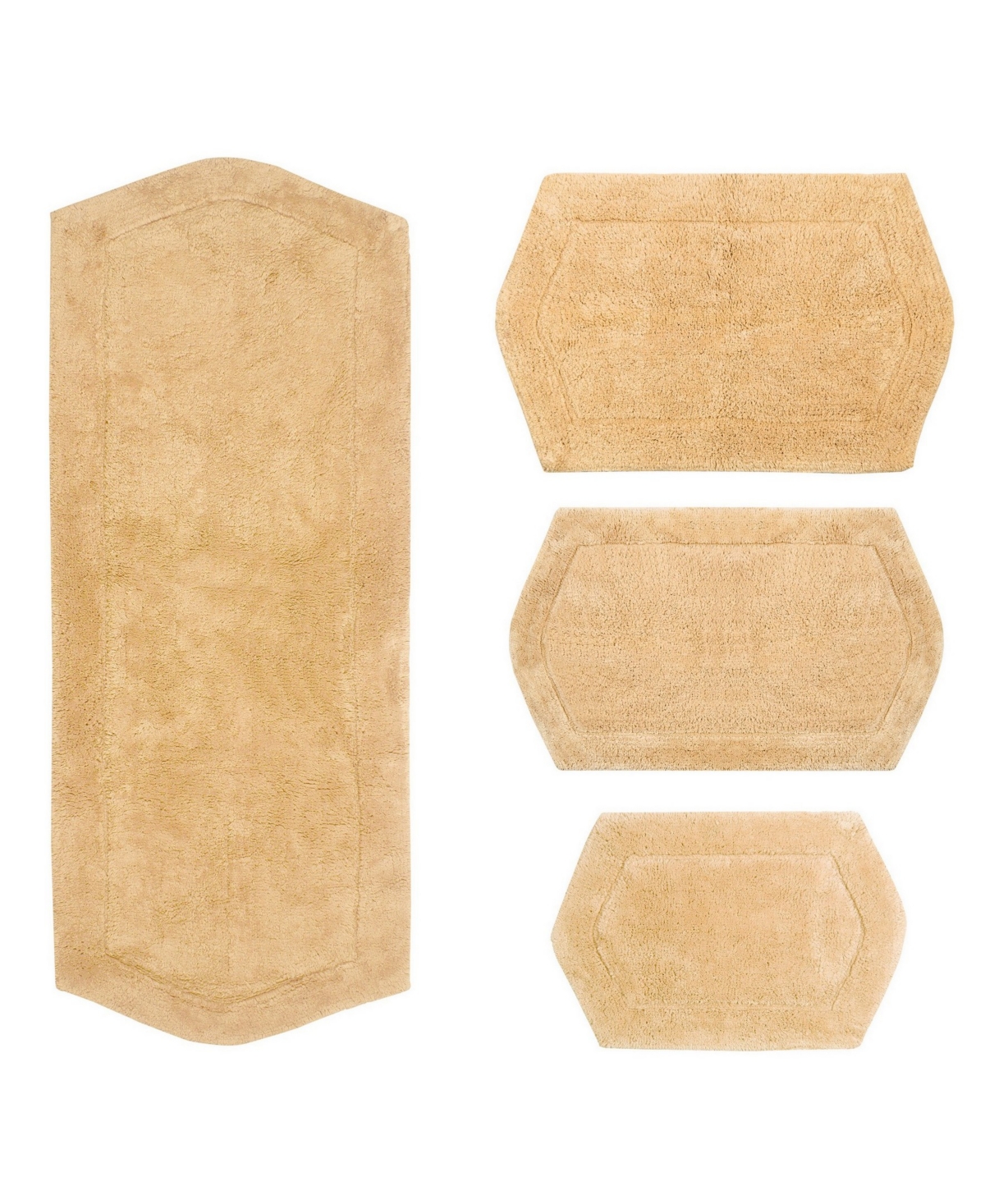 Click here for Home Weavers Waterford 4 Piece Bath Rug Set - Yell... prices