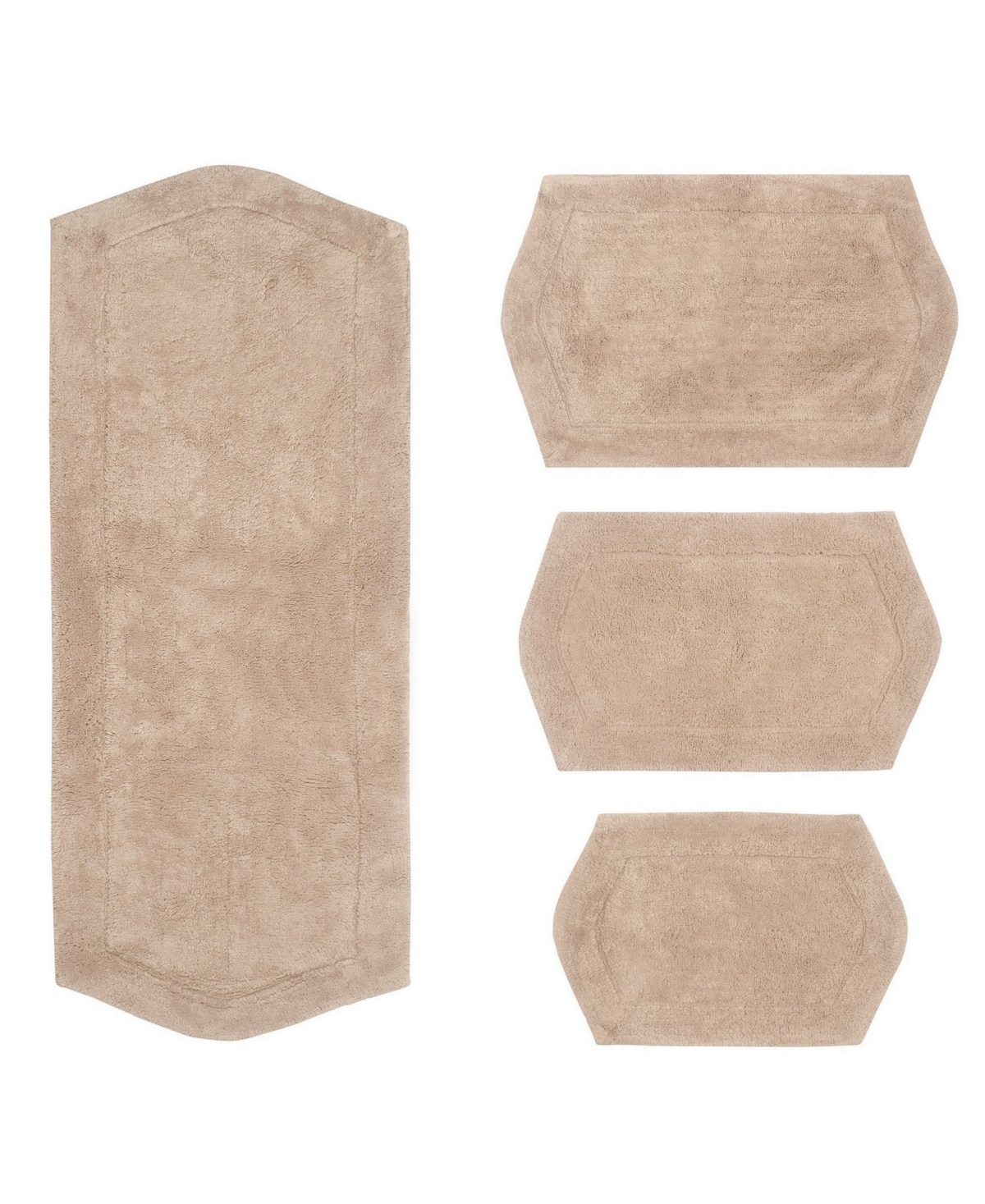 Click here for Home Weavers Waterford 4 Piece Bath Rug Set - Line... prices