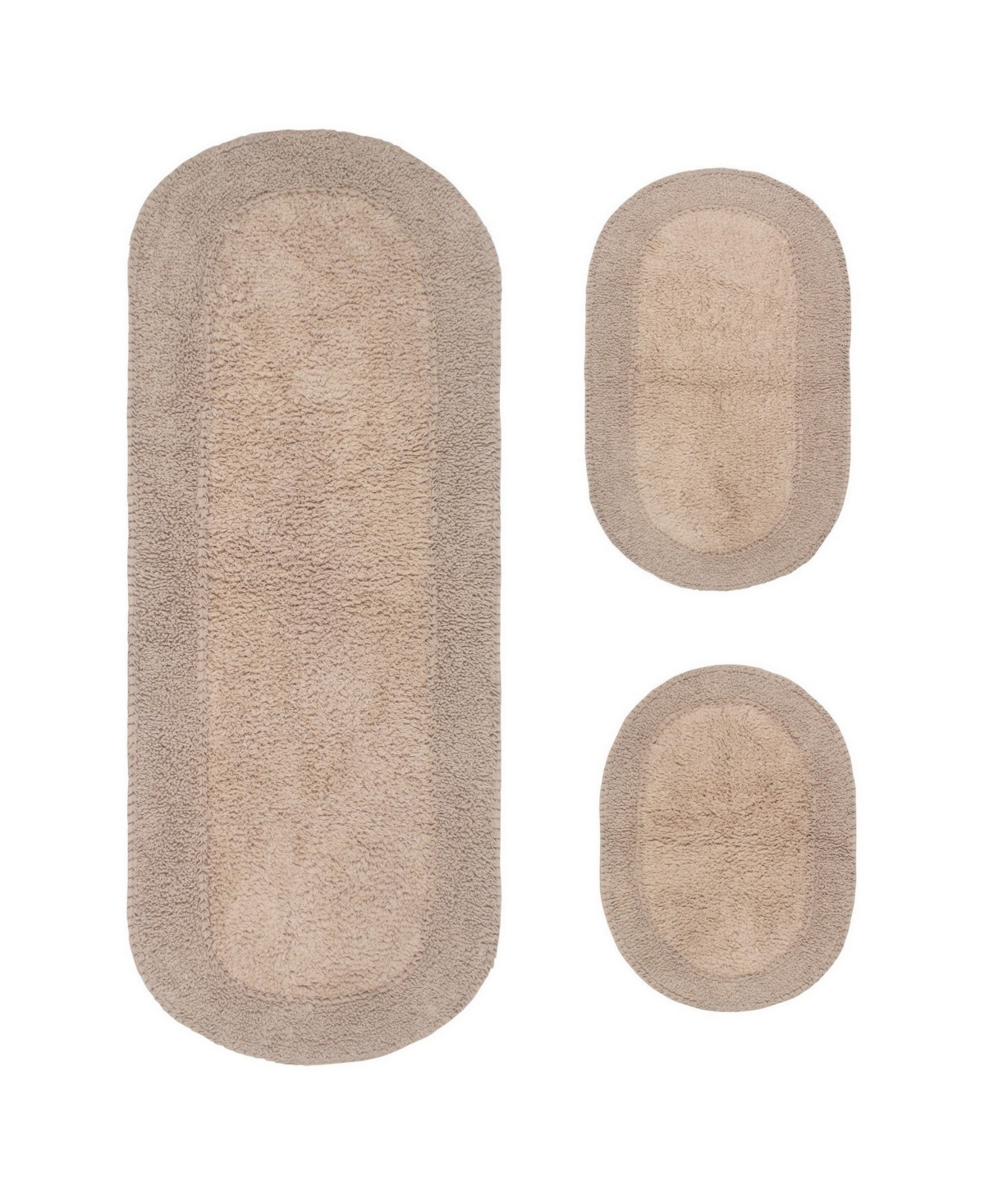 Click here for Home Weavers Double Ruffle 3-Pc. Bath Rug Set - Li... prices