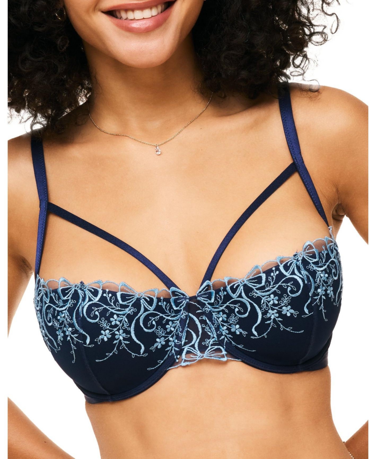 Click here for Adore Me Womens Erica Contour Balconette Bra - Dar... prices