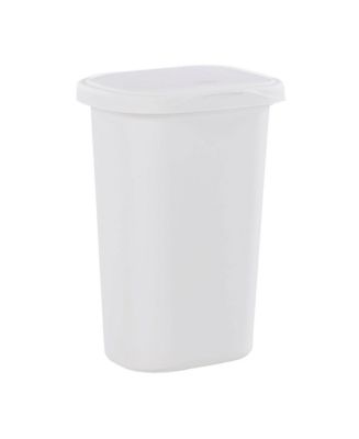 Rubbermaid 13.25 Gallon Rectangular Spring-Top Lid Wastebasket Trash ...