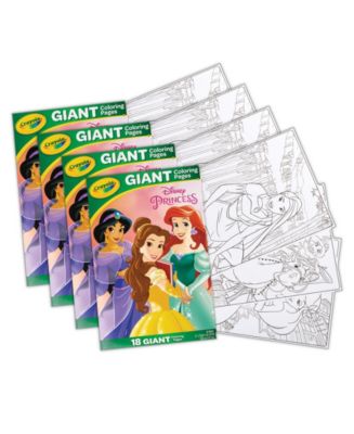 Crayola Giant Coloring Princess Pages, Pack of 4 - Macy's