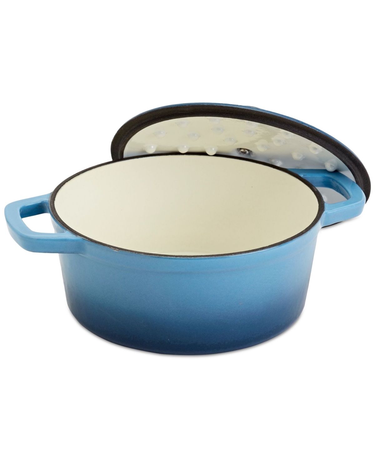 Click here for Smith and Clark Blue Gradient 5-Quart Enameled Cas... prices